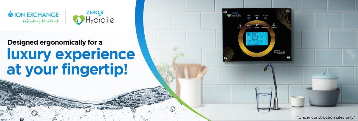 Wall Mount Alkaline Water Purifier and Ionizer | ZeroB Hydrolife